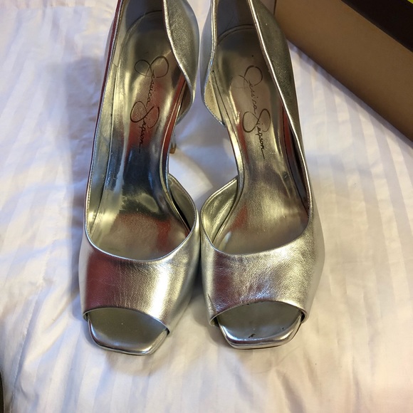 Jessica Simpson | Shoes | Jessica Simpson Leather Dress Heels | Poshmark